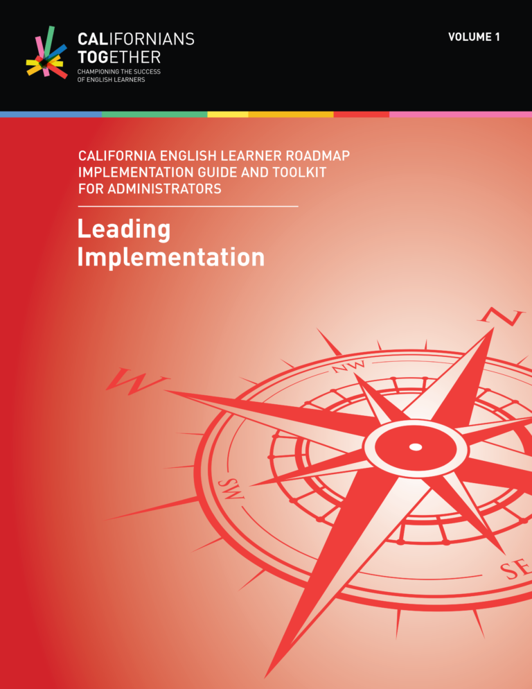 EL Roadmap Admin Toolkit Vol. I: Leading Implementation - Californians ...