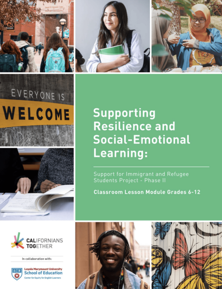 Supporting Resilience and Social-Emotional Learning - Grades 6-12 ...