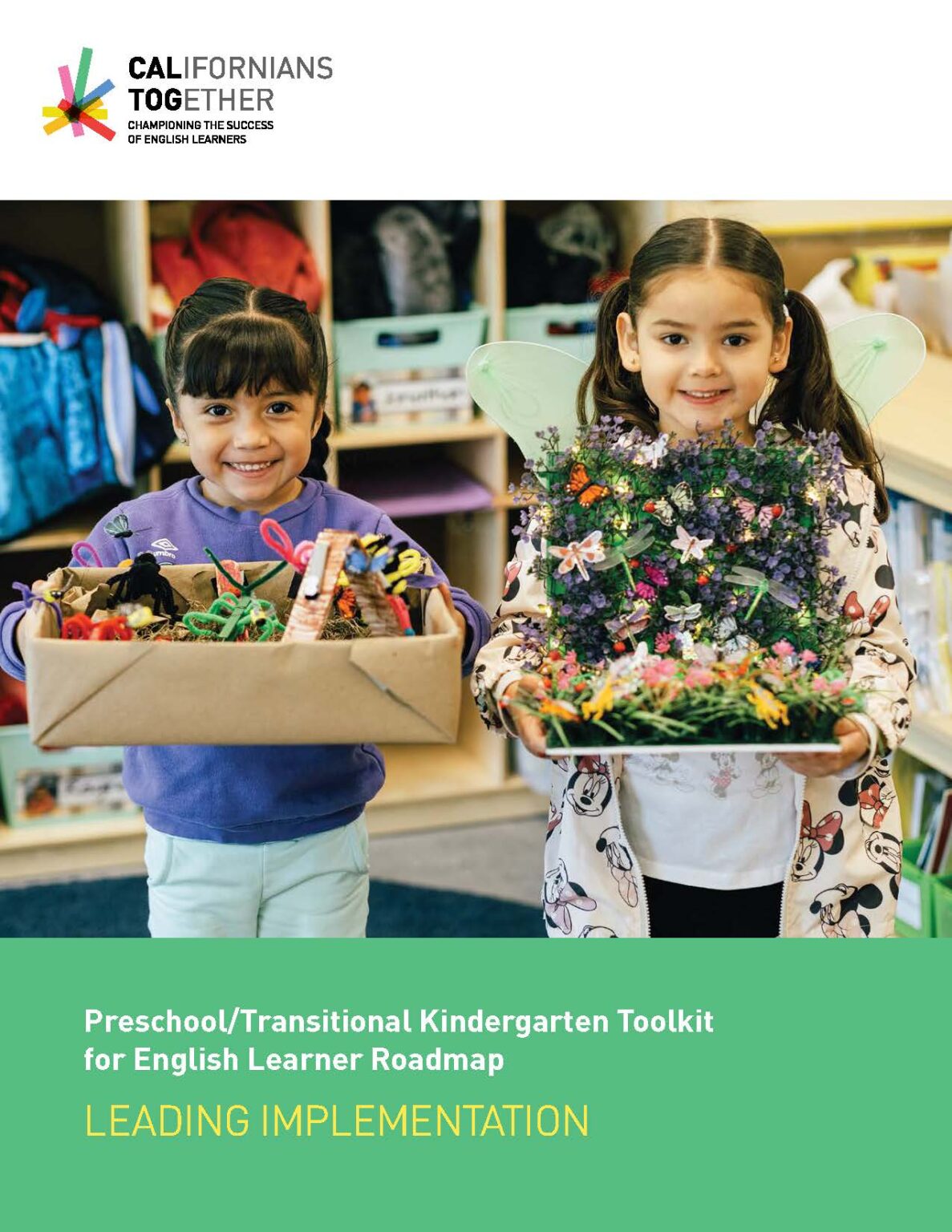 Preschool/Transitional Kindergarten Toolkit for English Learner Roadmap ...